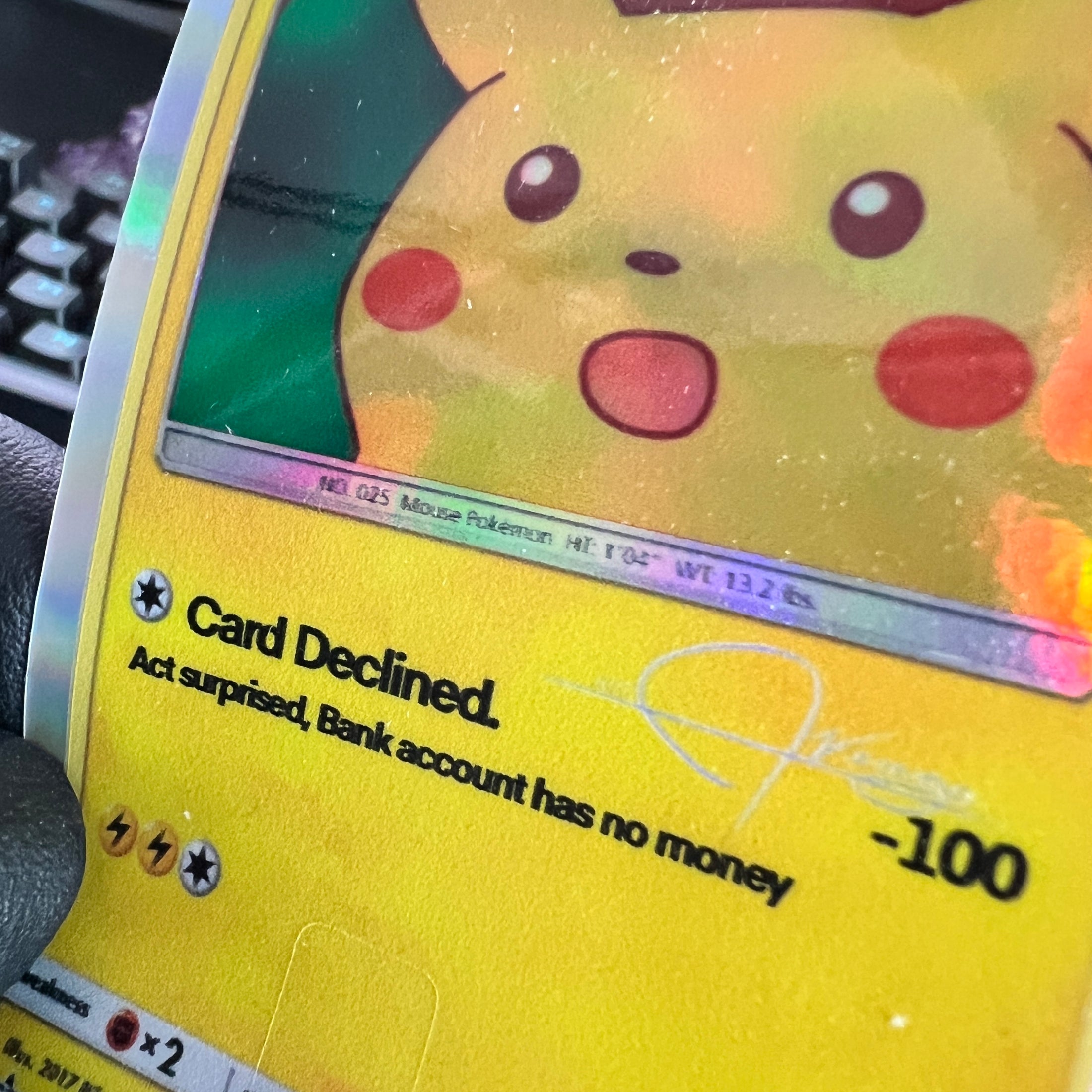 Surprise Mouse UV Holo Rectangle Sticker! – NotAverageMel